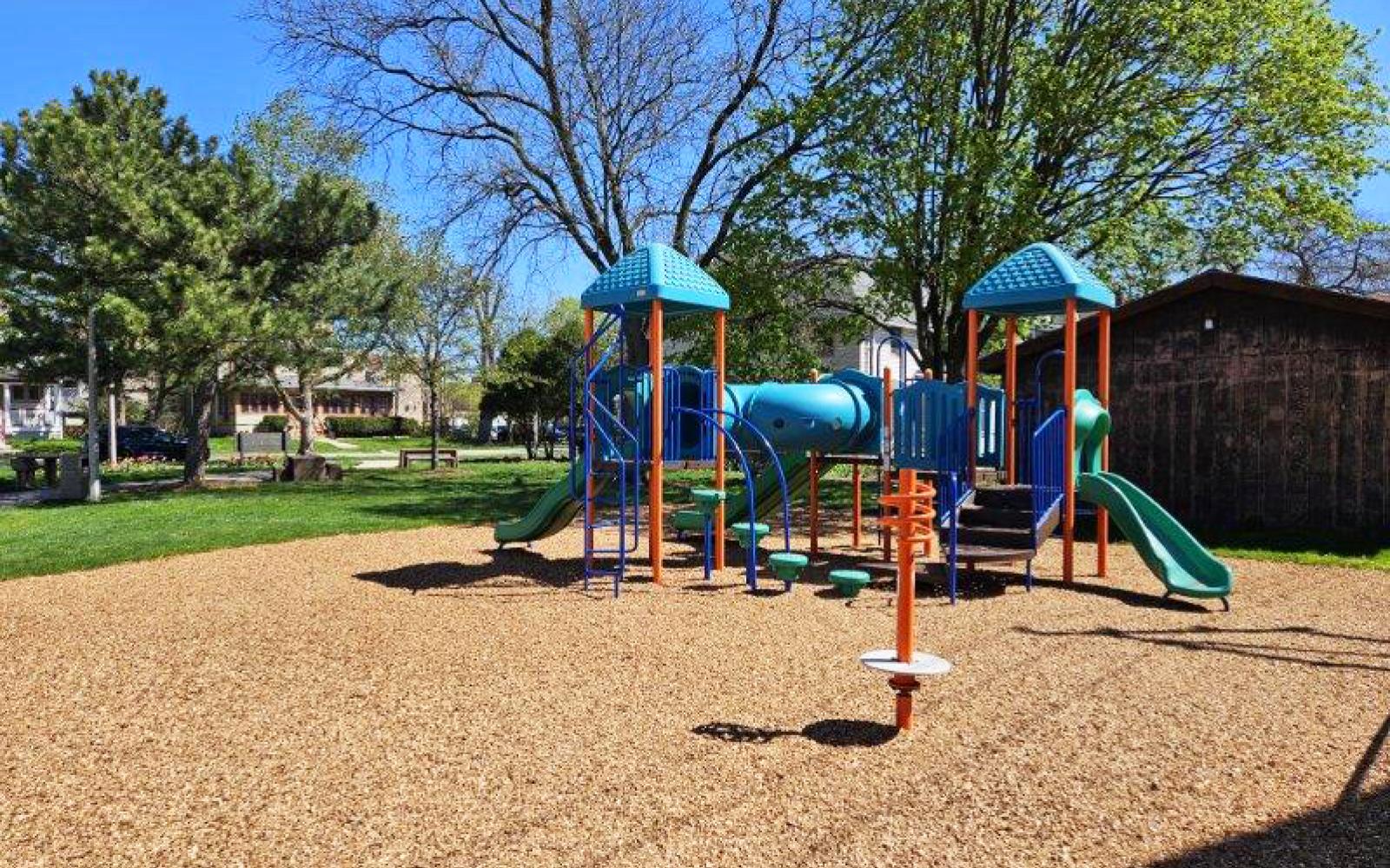 Hessler Park Playground Gets a Colorful Makeover with Fresh Mulch! | Berwyn Park District